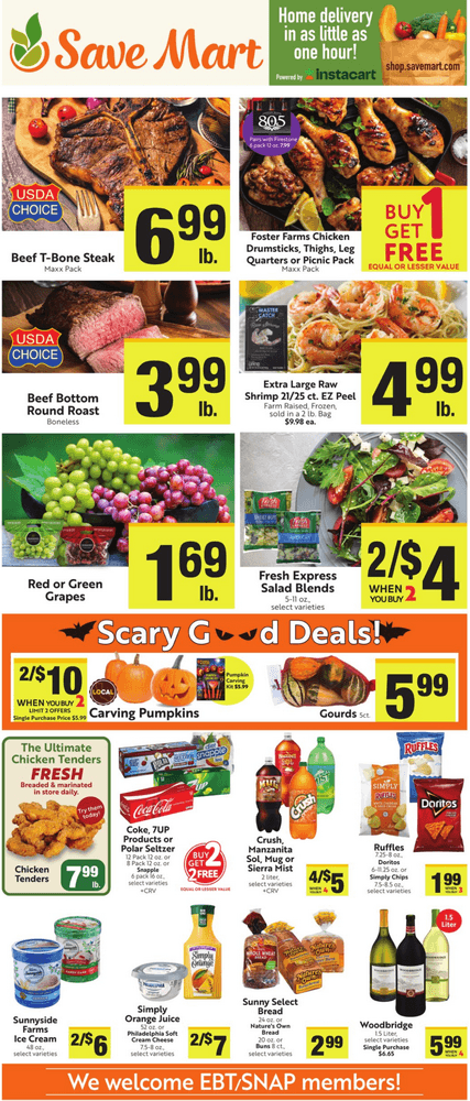 Save Mart Supermartket Weekly Ad Oct 05 – Oct 11, 2022