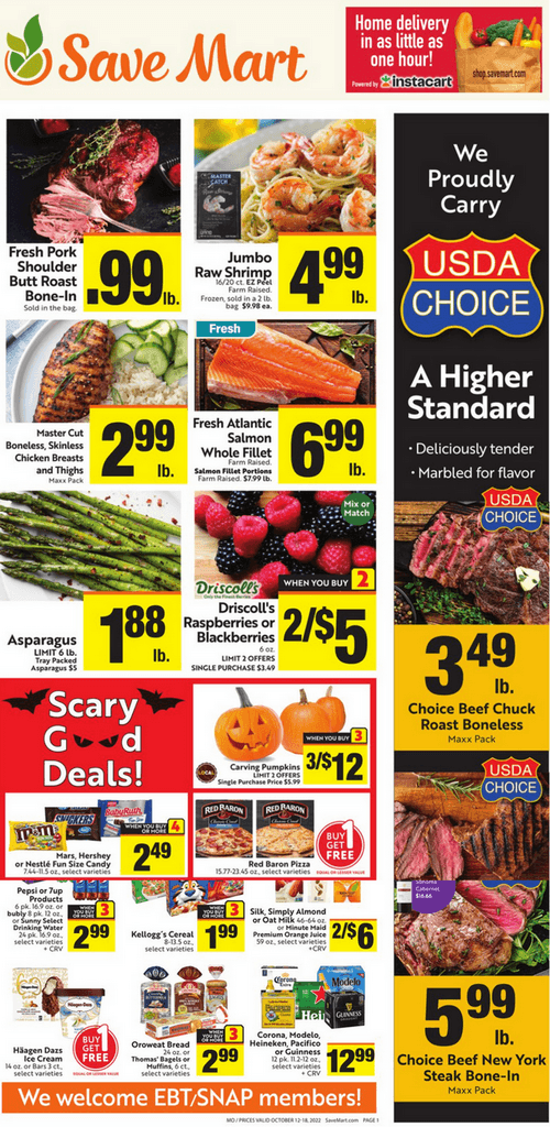 Save Mart Supermarkets Weekly Ad Oct 12 – Oct 18, 2022 (Halloween ...