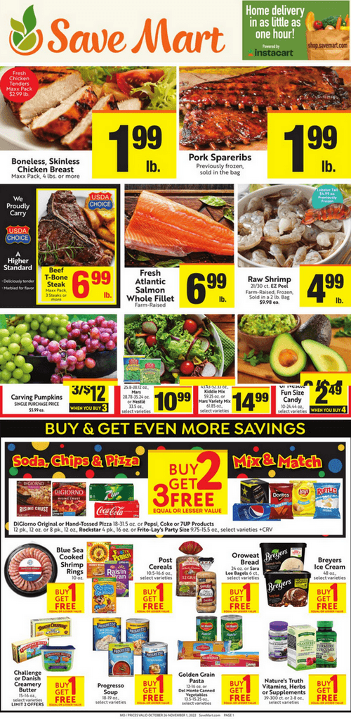 Save Mart Supermarkets Weekly Ad Oct 26 – Nov 01, 2022 (Halloween ...