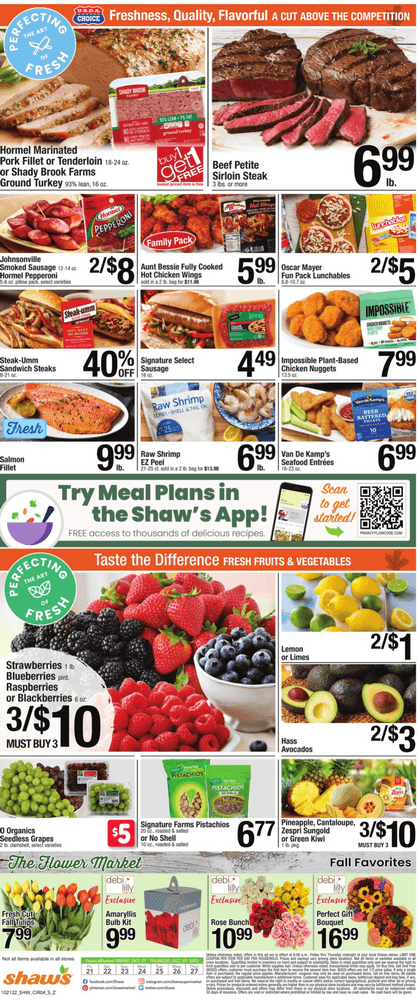 Shaw's Weekly Ad Oct 21 – Oct 27, 2022