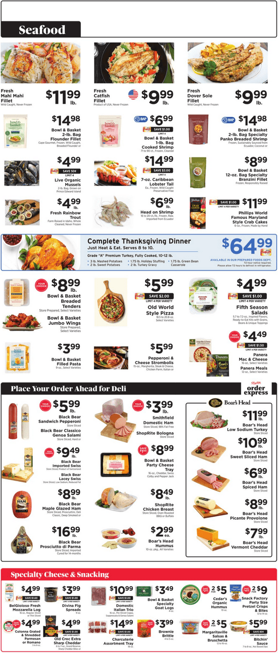 ShopRite Weekly Ad Oct 28 – Nov 03, 2022
