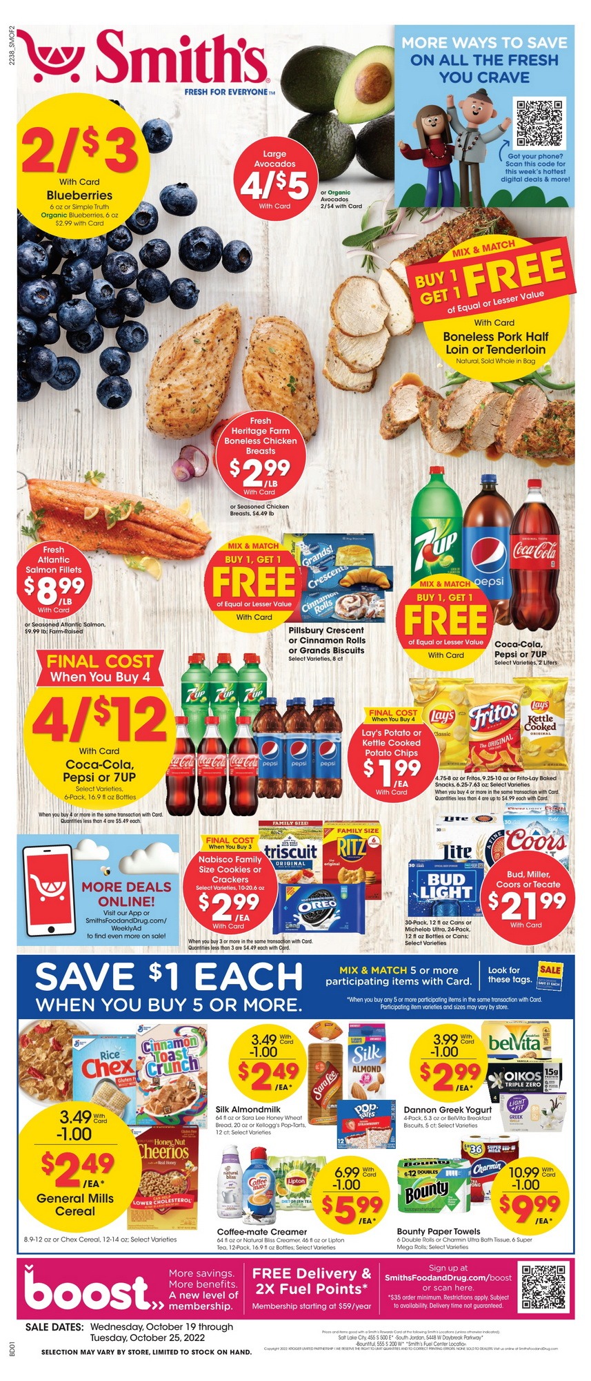 Smith's Food and Drug Weekly Ad Oct 19 – Oct 25, 2022 (Halloween ...