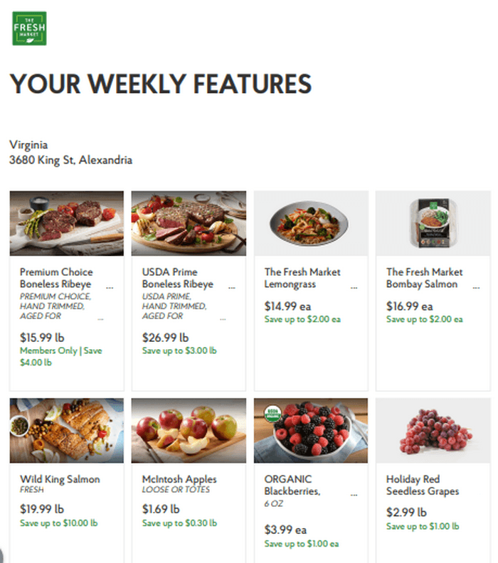 The Fresh Market Weekly Ad Oct 05 – Oct 11, 2022