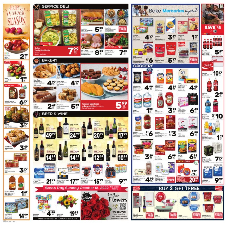Tom Thumb Weekly Ad Oct 05 – Oct 11, 2022