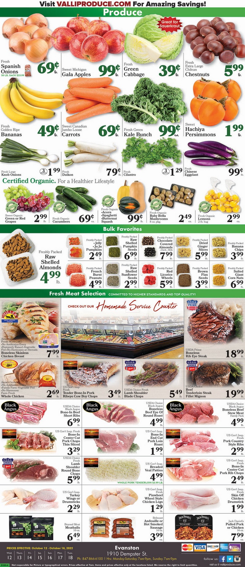 Valli Produce Weekly Ad Oct 12 – Oct 18, 2022