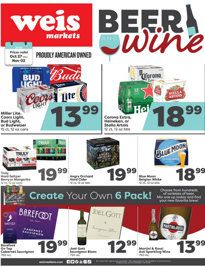 Weis Markets Weekly Flyer Oct 27 – Nov 02, 2022 (Halloween Promotion ...