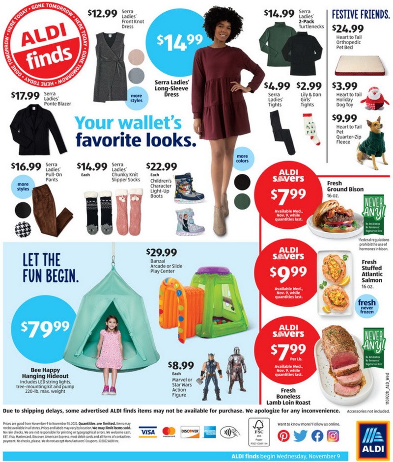 ALDI In-store Ad Sneak Peek Nov 09 – Nov 15, 2022