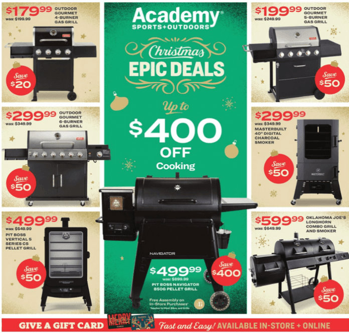 Academy Sports + Outdoors Outdoor Ad Nov 27 – Dec 11, 2022
