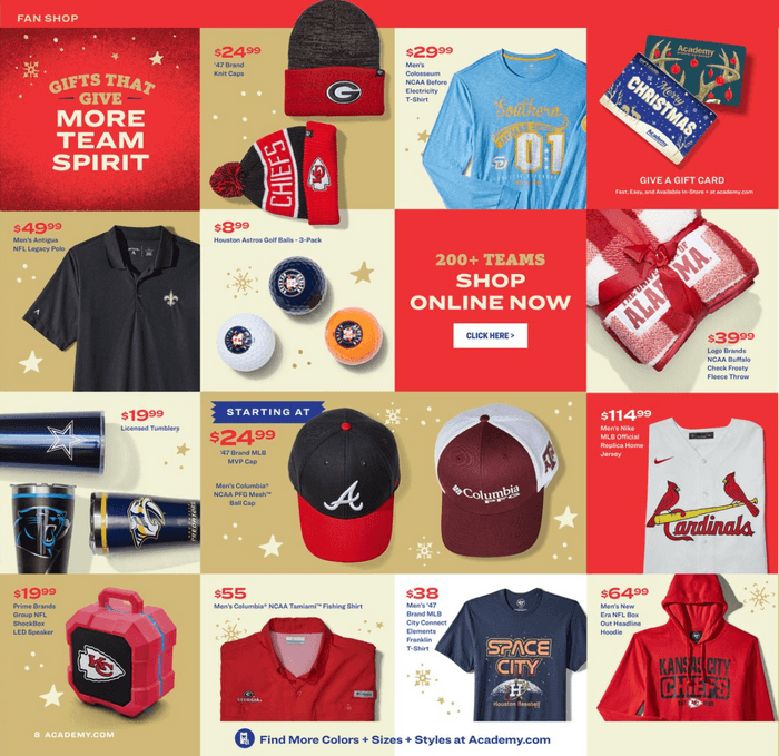 Academy Sports + Outdoors Holiday Ad Nov 21 – Dec 24, 2022