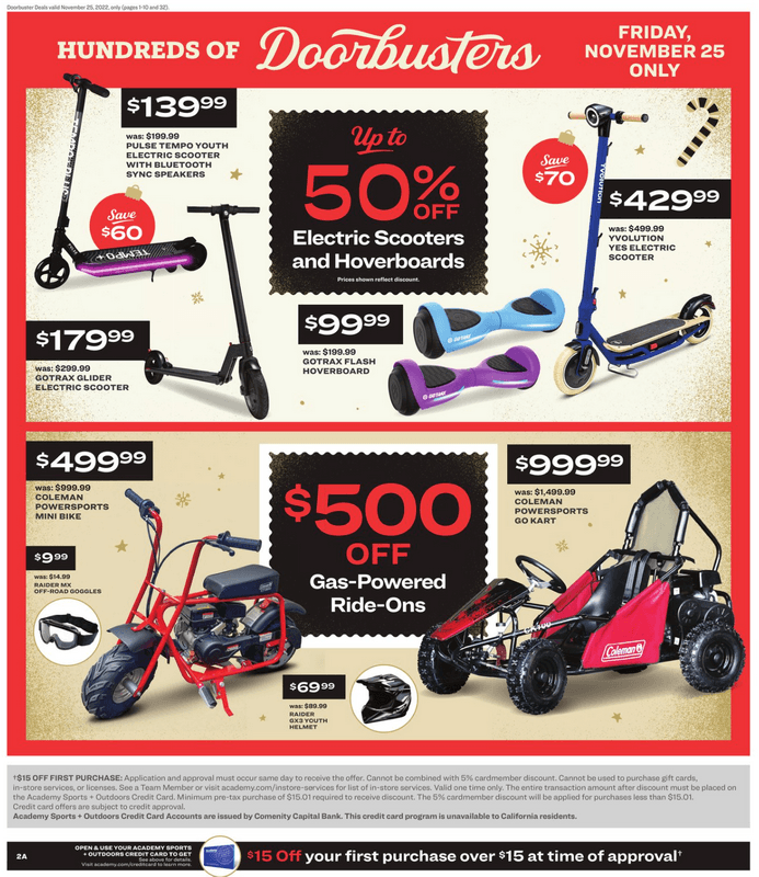 Academy Sports + Outdoors Black Friday One Day Only Ad Nov 25 – Nov 25 ...