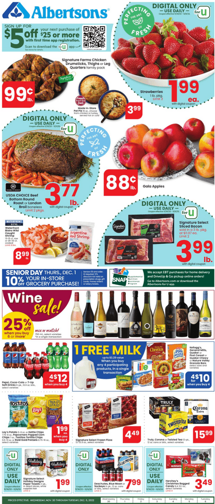 Albertsons Weekly Ad Nov 30 – Dec 06, 2022