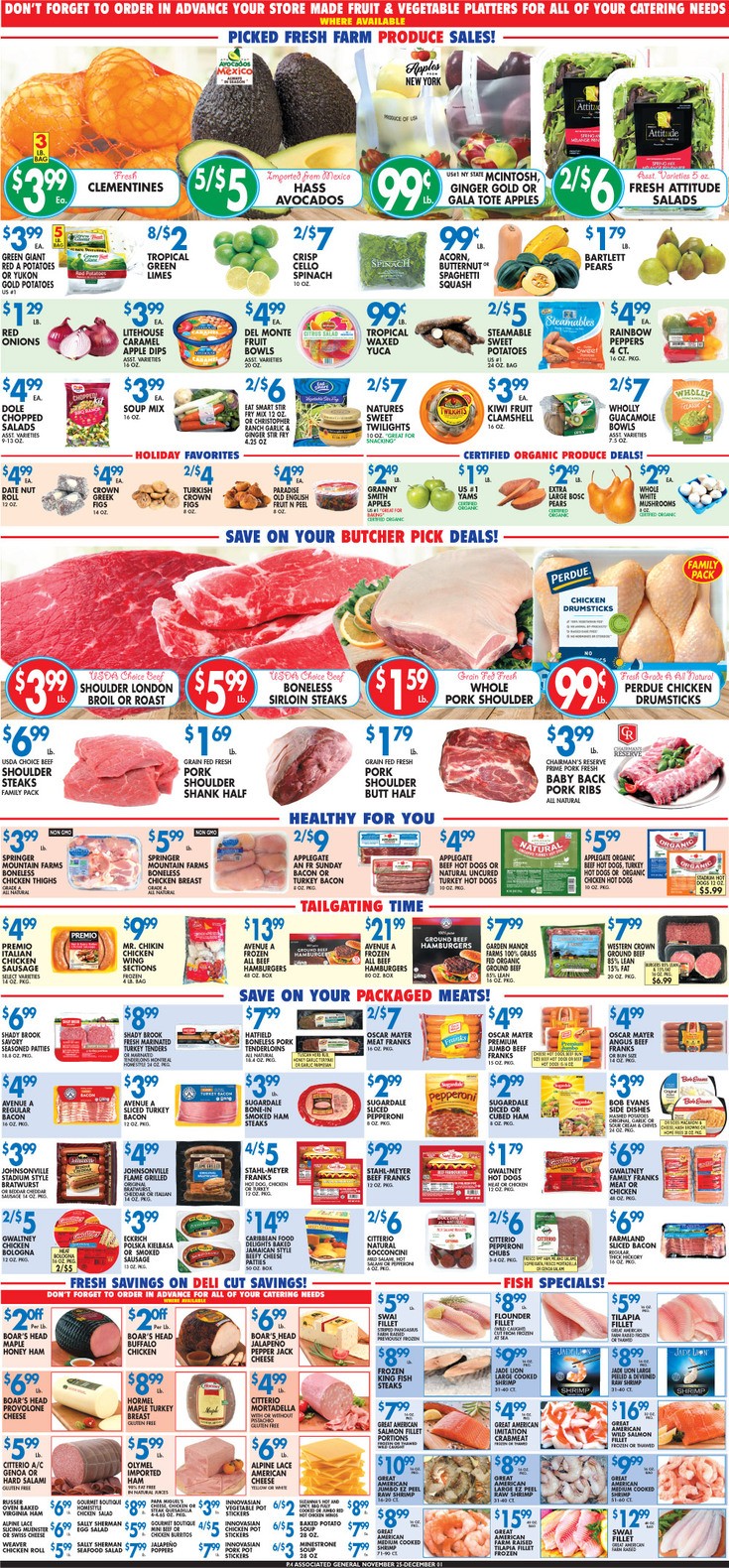Associated Supermarkets Weekly Ad Nov 25 – Dec 01, 2022
