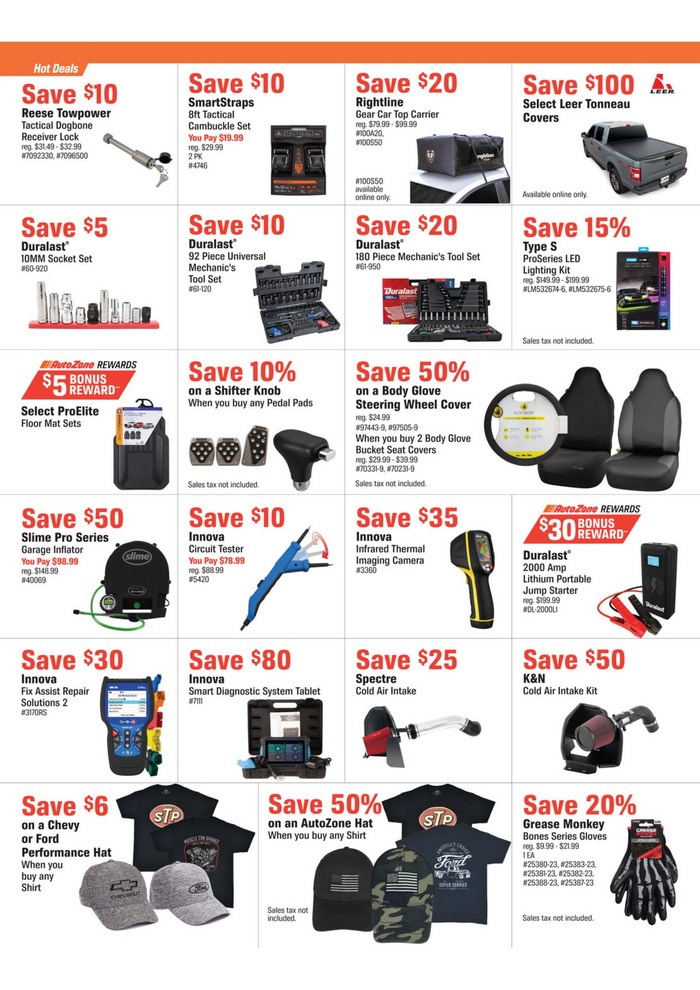 AutoZone Monthly Ad Nov 16 – Dec 26, 2022