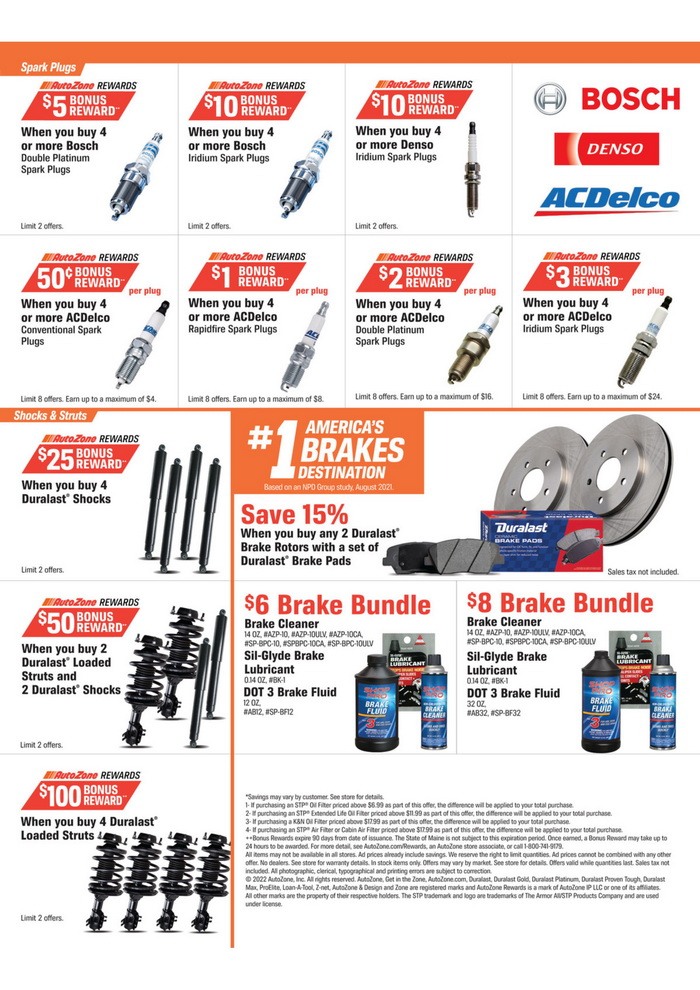 AutoZone Monthly Ad Nov 16 – Dec 26, 2022