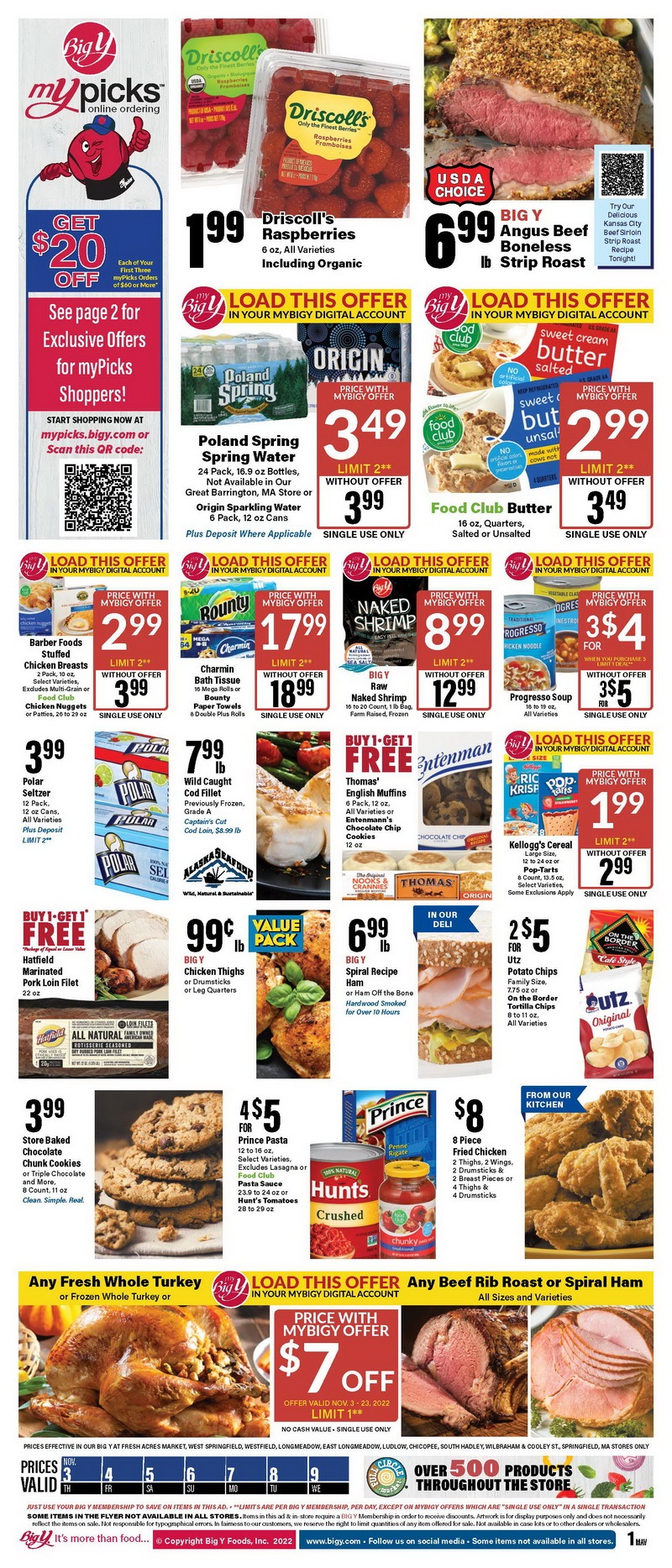 Big Y Weekly Ad Nov 03 – Nov 09, 2022