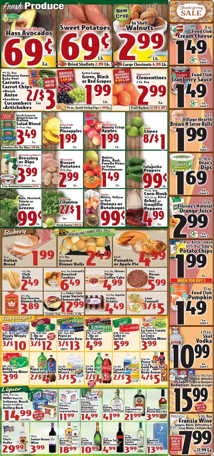 Butera Weekly Ad Nov 16– Nov 24, 2022 (Thanksgiving Promotion Included)