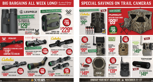 Cabela's Black Friday Ad Nov 21 – Nov 27, 2022
