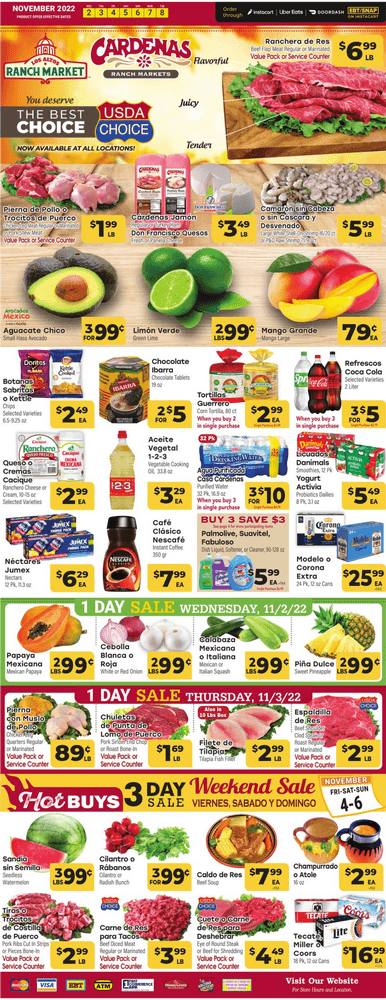Cardenas Weekly Ad Nov 02 – Nov 08, 2022