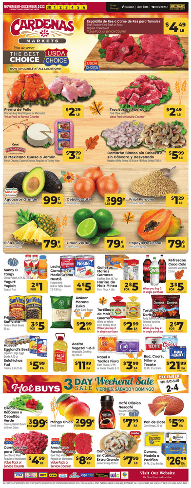 Cardenas Weekly Ad Nov 30 – Dec 06, 2022