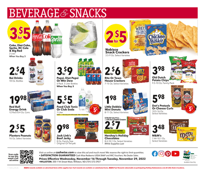 Cash Wise Weekly Ad Nov 16 – Nov 29, 2022