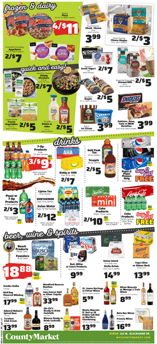 County Market Weekly Ad Nov 02 – Nov 08, 2022