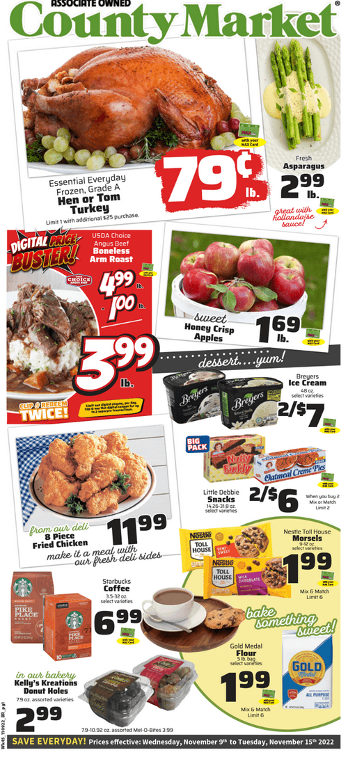 County Market Weekly Ad Nov 09 – Nov 15, 2022