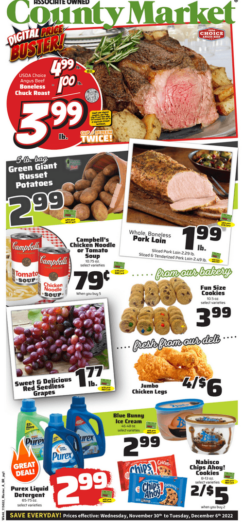 County Market Weekly Ad Nov 30 – Dec 06, 2022