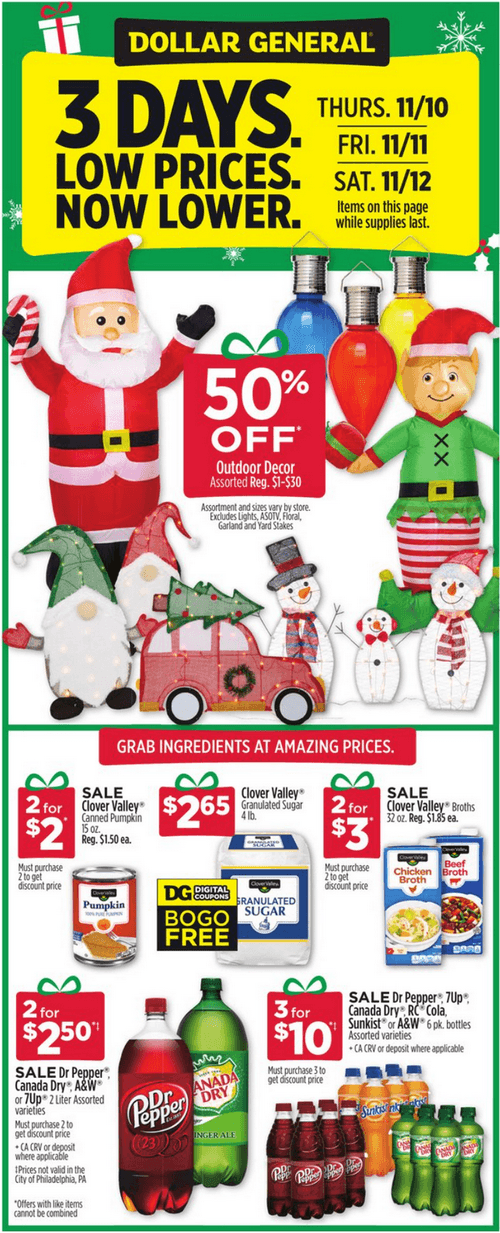 Dollar General Weekly Ad Nov 06 – Nov 12, 2022