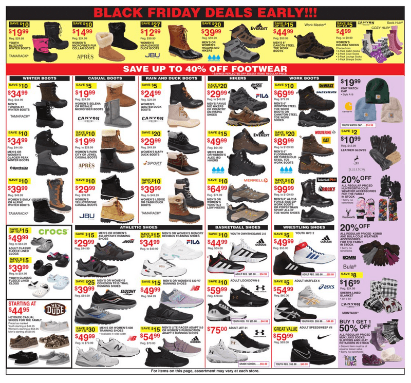 Dunham's Sports Black Friday Deals Early Nov 05 – Nov 10, 2022