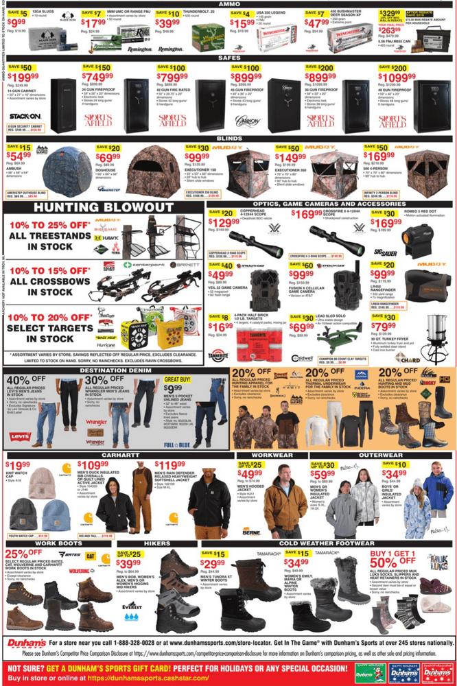 Dunham's Sports Black Friday Deals Early Nov 18 – Nov 23, 2022
