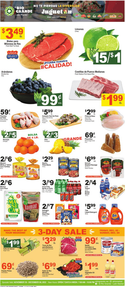 El Rio Grande Weekly Ad Nov 30 – Dec 06, 2022