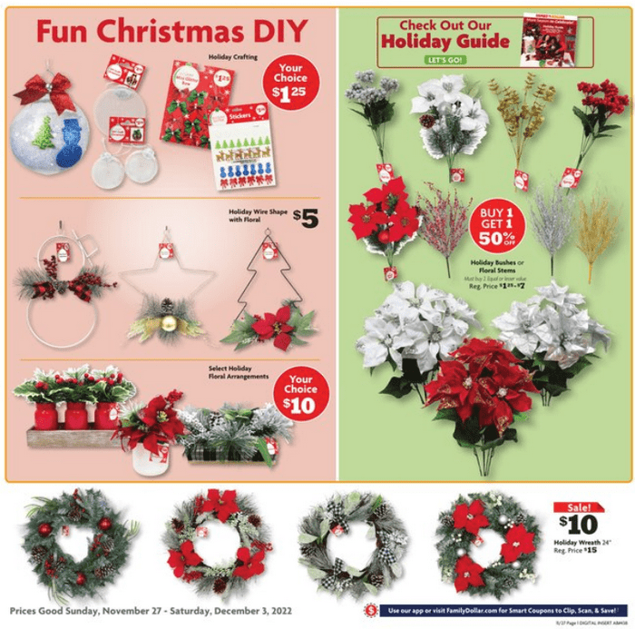 Family Dollar Weekly Ad Nov 27 – Dec 03, 2022