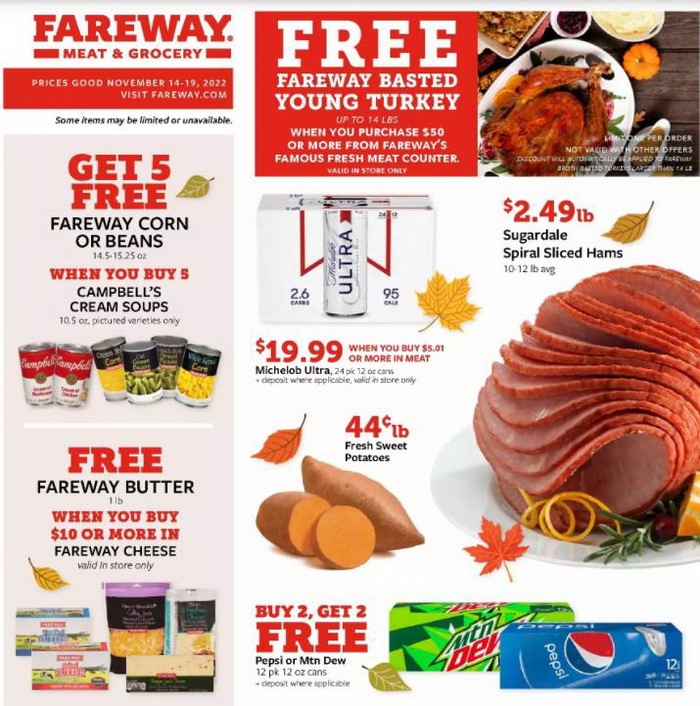 Fareway Weekly Ad Nov 14 – Nov 19, 2022