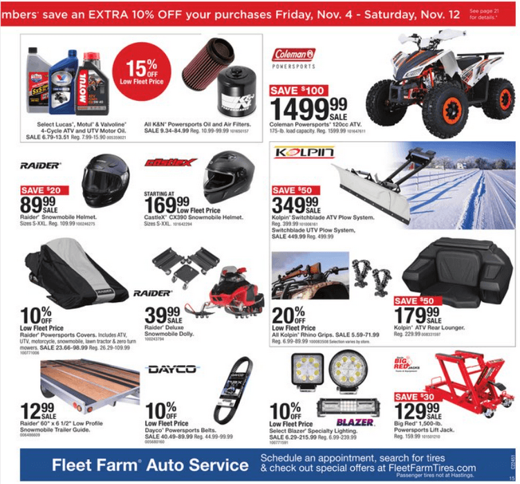 Fleet Farm Weekly Ad Nov 04 – Nov 12, 2022