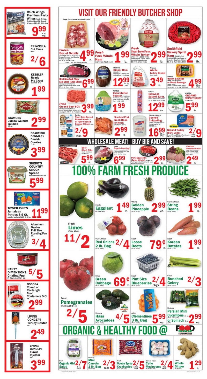 Food Bazaar Weekly Ad Nov 17 – Nov 24, 2022