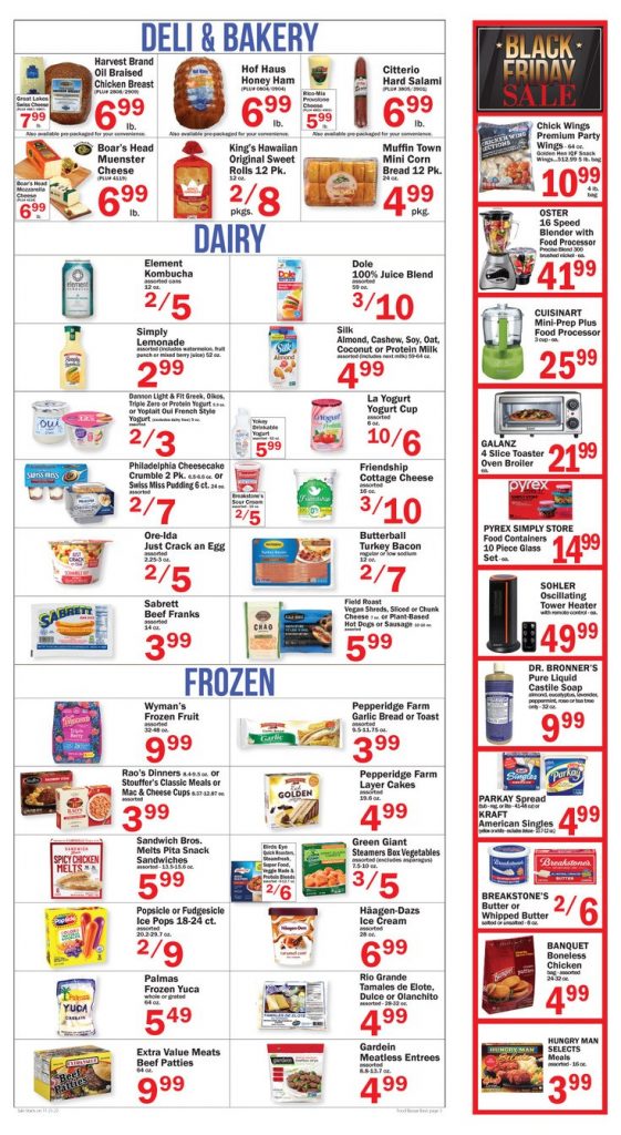 Food Bazaar Weekly Ad Nov 25 – Nov 30, 2022