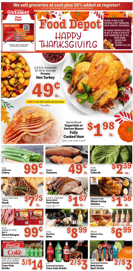 Food Depot Weekly Ad Nov 14 – Nov 27, 2022
