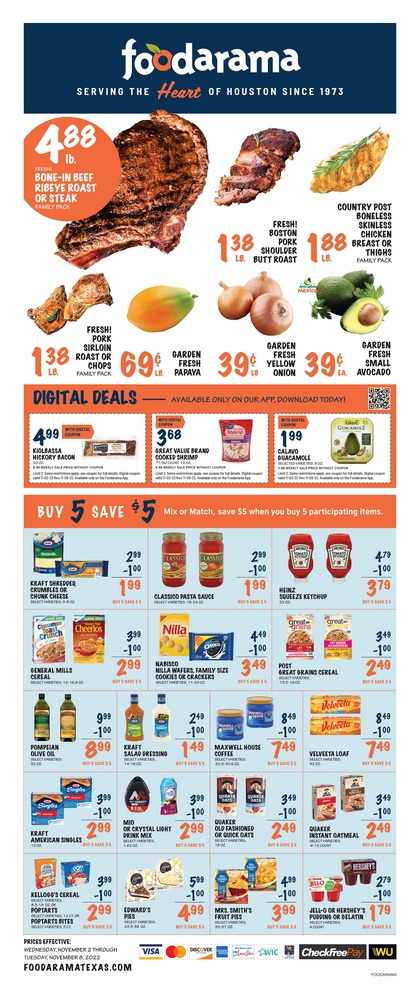 Foodarama Weekly Ad Nov 02 – Nov 08, 2022