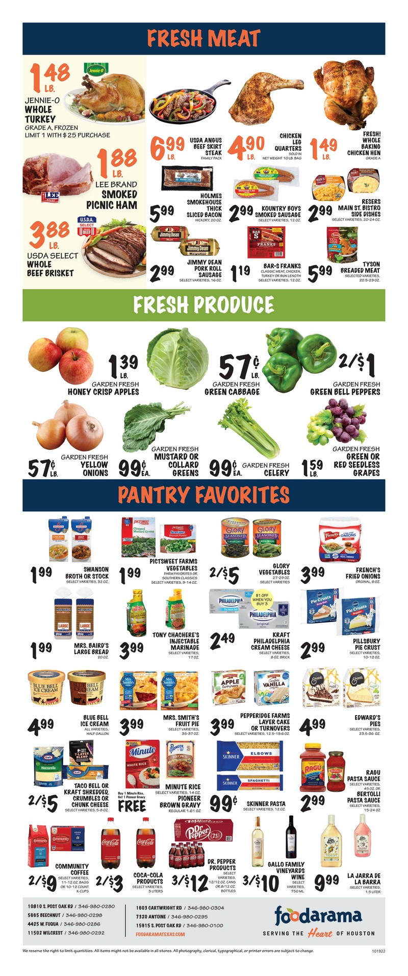 Foodarama Weekly Ad Nov 16 – Nov 29, 2022