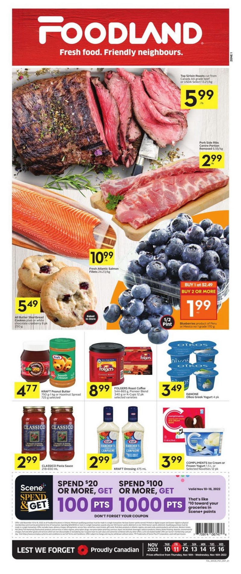Foodland(Canada) Weekly Ad Nov 10 – Nov 16, 2022
