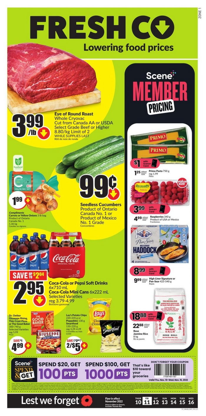 FreshCo Weekly Ad Nov 10 – Nov 16, 2022