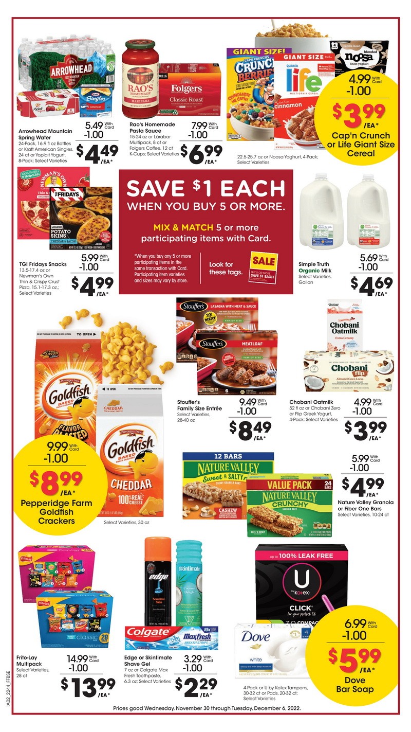 Fry's Food Weekly Ad Nov 30 – Dec 06, 2022
