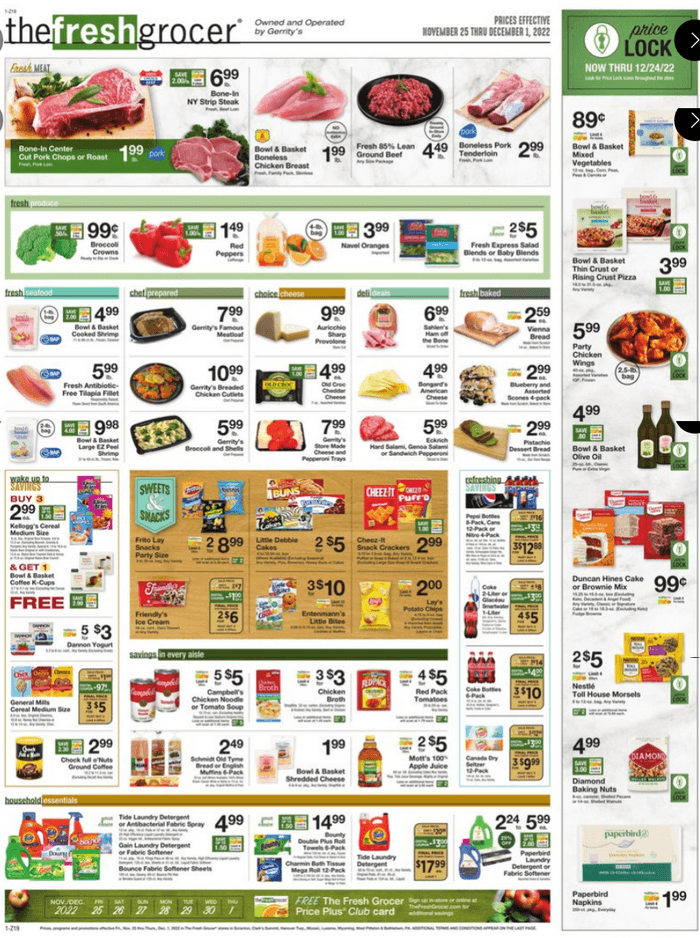 Gerrity's Supermarkets Weekly Flyer Nov 24 – Dec 01, 2022