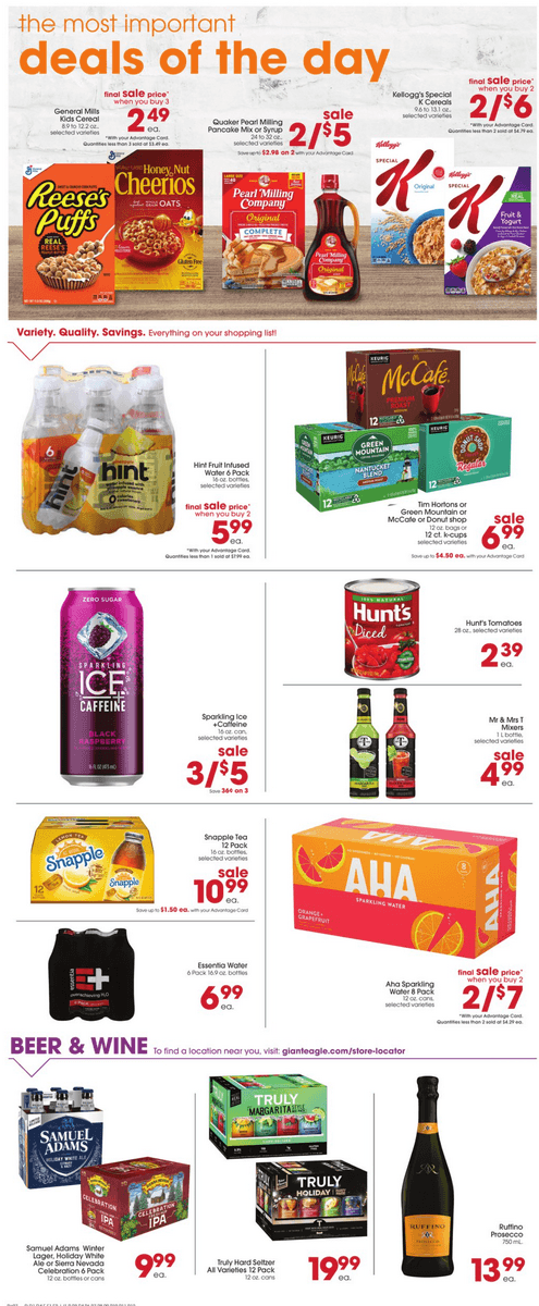 Giant Eagle Weekly Ad Nov 10 – Nov 16, 2022