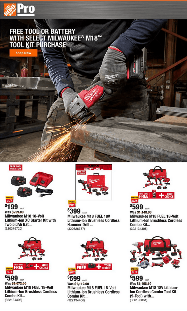 Home Depot Pro Weekly Ad Nov 21 – Nov 28, 2022