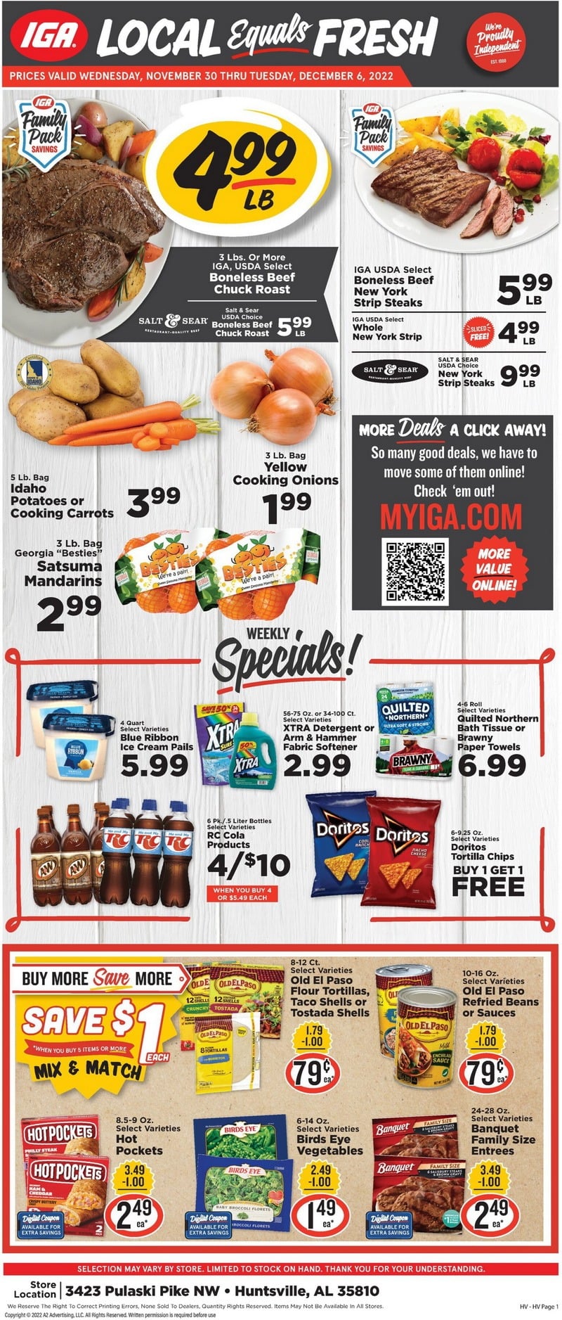 IGA Weekly Ad Nov 30 – Dec 06, 2022