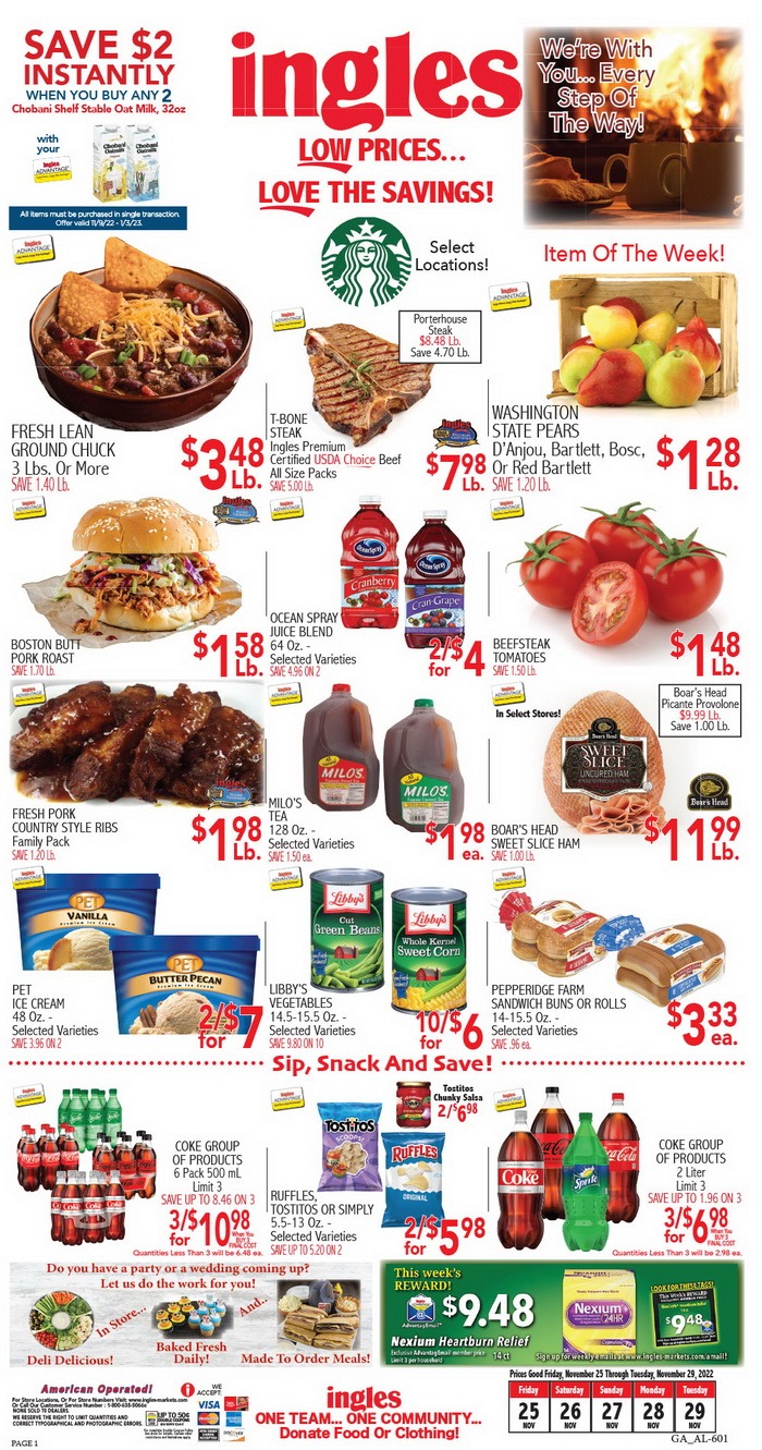 Ingles Weekly Ad Nov 25 – Nov 29, 2022
