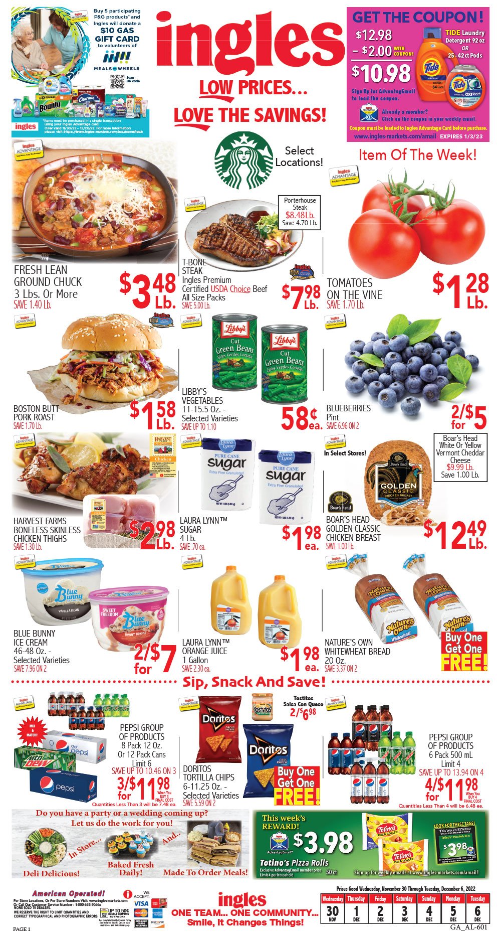 Ingles Weekly Ad Nov 30 – Dec 06, 2022