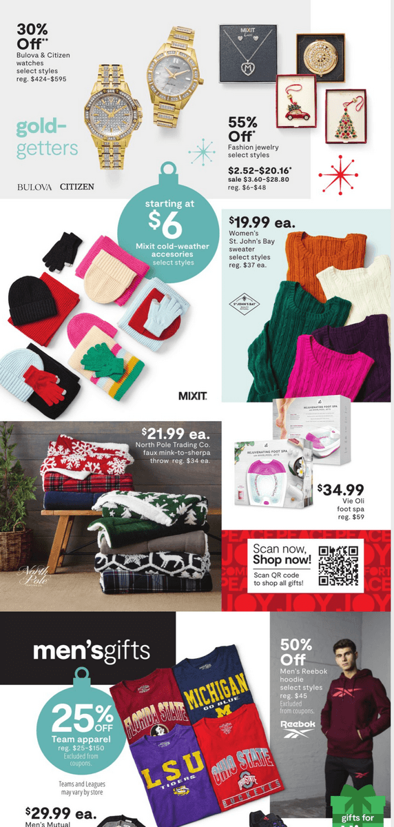JCPenney Holiday Gift Guide & Early Black Friday Ad Nov 01 – Dec 24, 2022