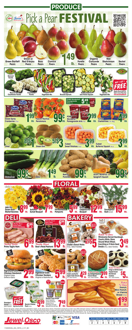 Jewel Osco Weekly Ad Nov 02 – Nov 08, 2022